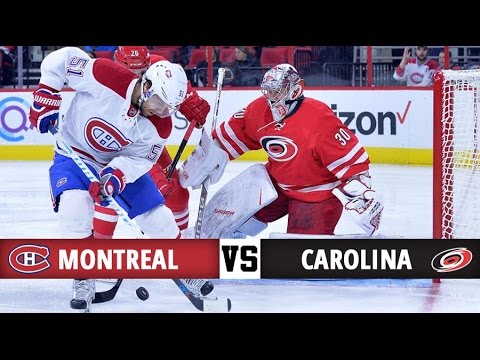 Montreal Canadiens Vs Carolina Hurricanes Season Game 18 Highlights