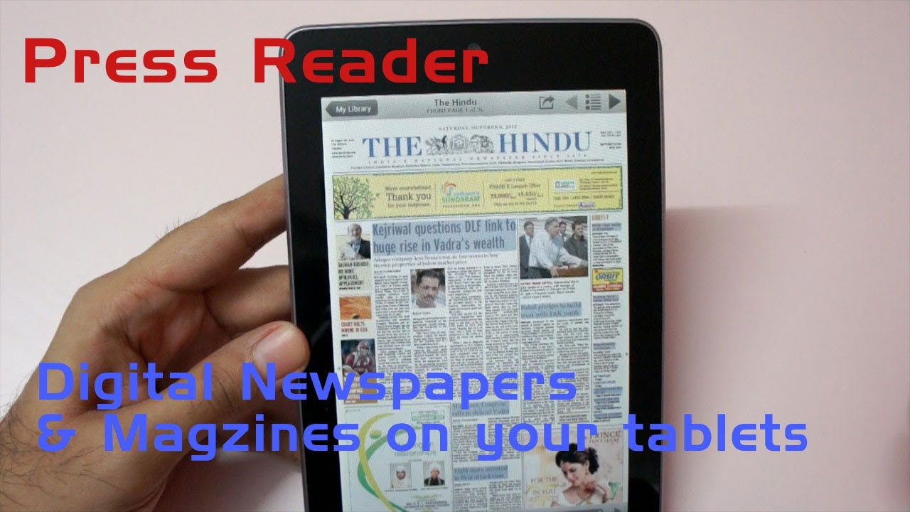 App Review Pressreader Digital Magazine Newspapers Youtube