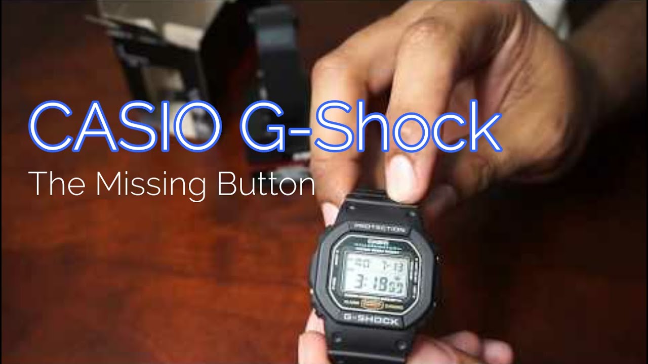 Casio G Shock Dw5600 Review The Missing Button Youtube