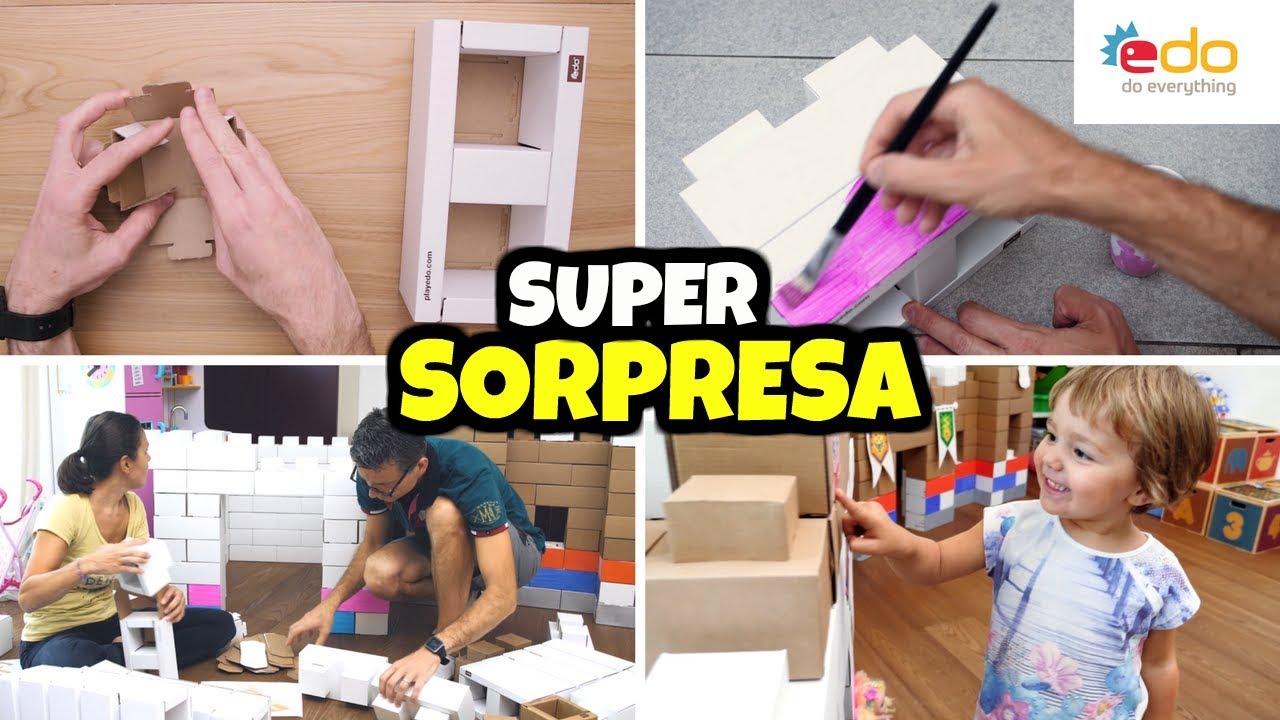 Sorpresa A Matilde E Nicolò Con Edo I Super Mattoncini Di Cartone