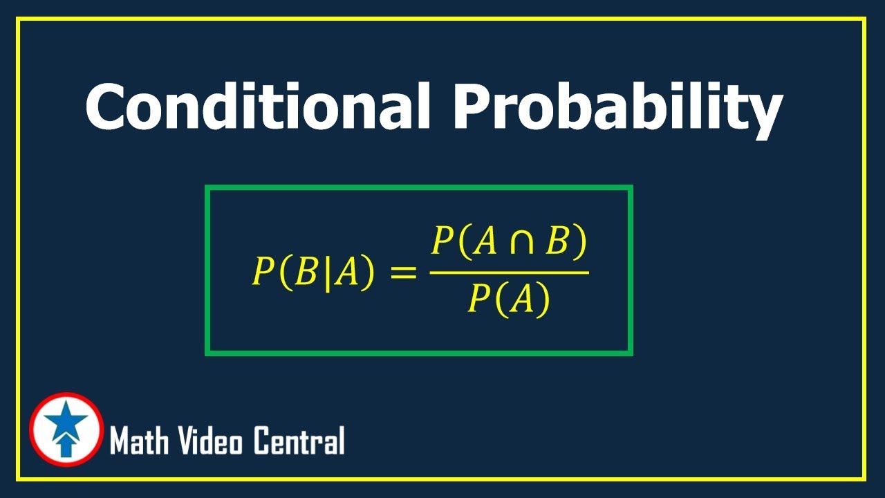Conditional Probability Math Video Central Youtube