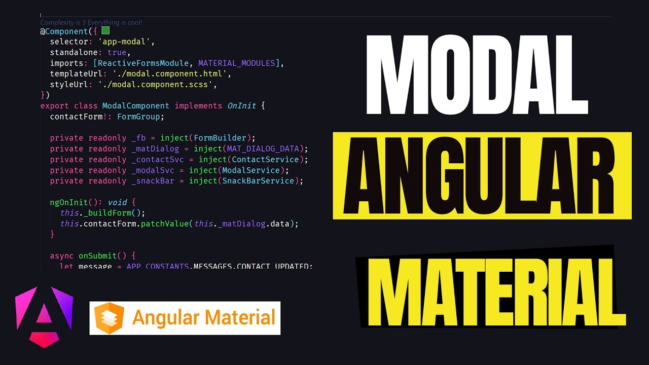 Como Implementar Un Modal De Angular Material En Angular 18
