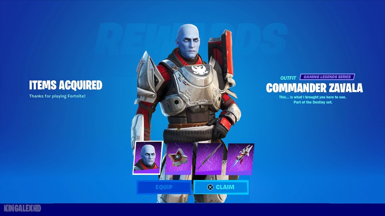 How To Get Commander Zavala Skin Bundle Now Free In Fortnite Unlocked