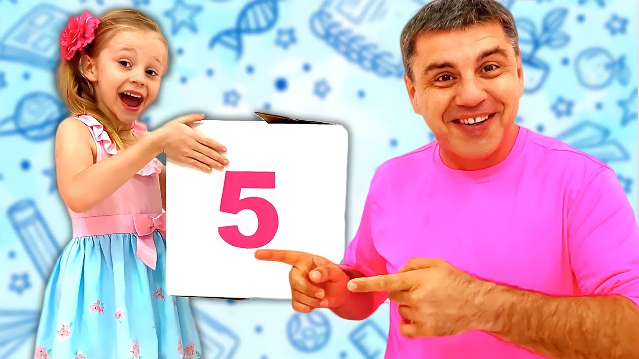 Nastya And Dad Learn How To Count Numbers Story For Kids Youtube