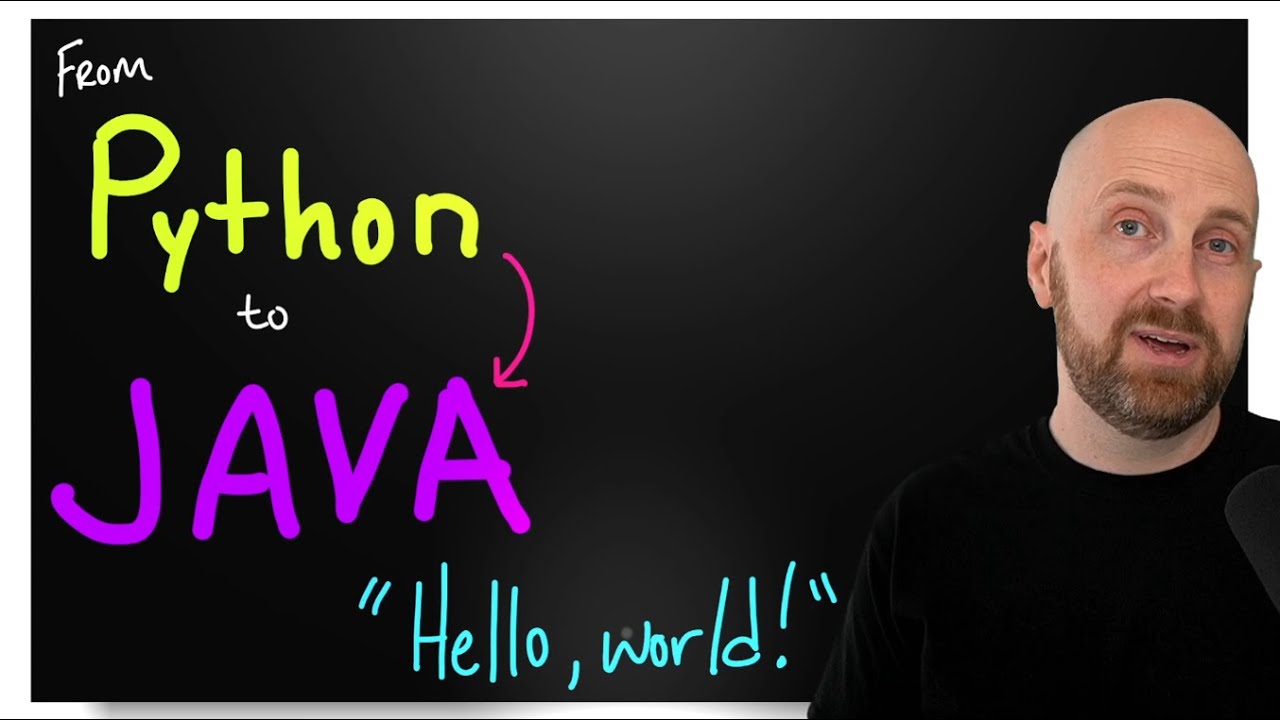 Learning Java After Python Hello World Comparing A Simple