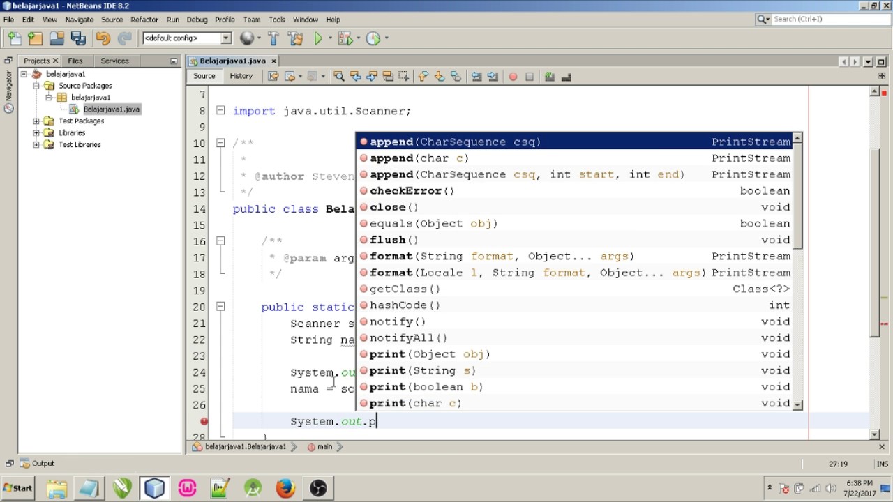 Pemrograman Java Tutorial 3 Youtube