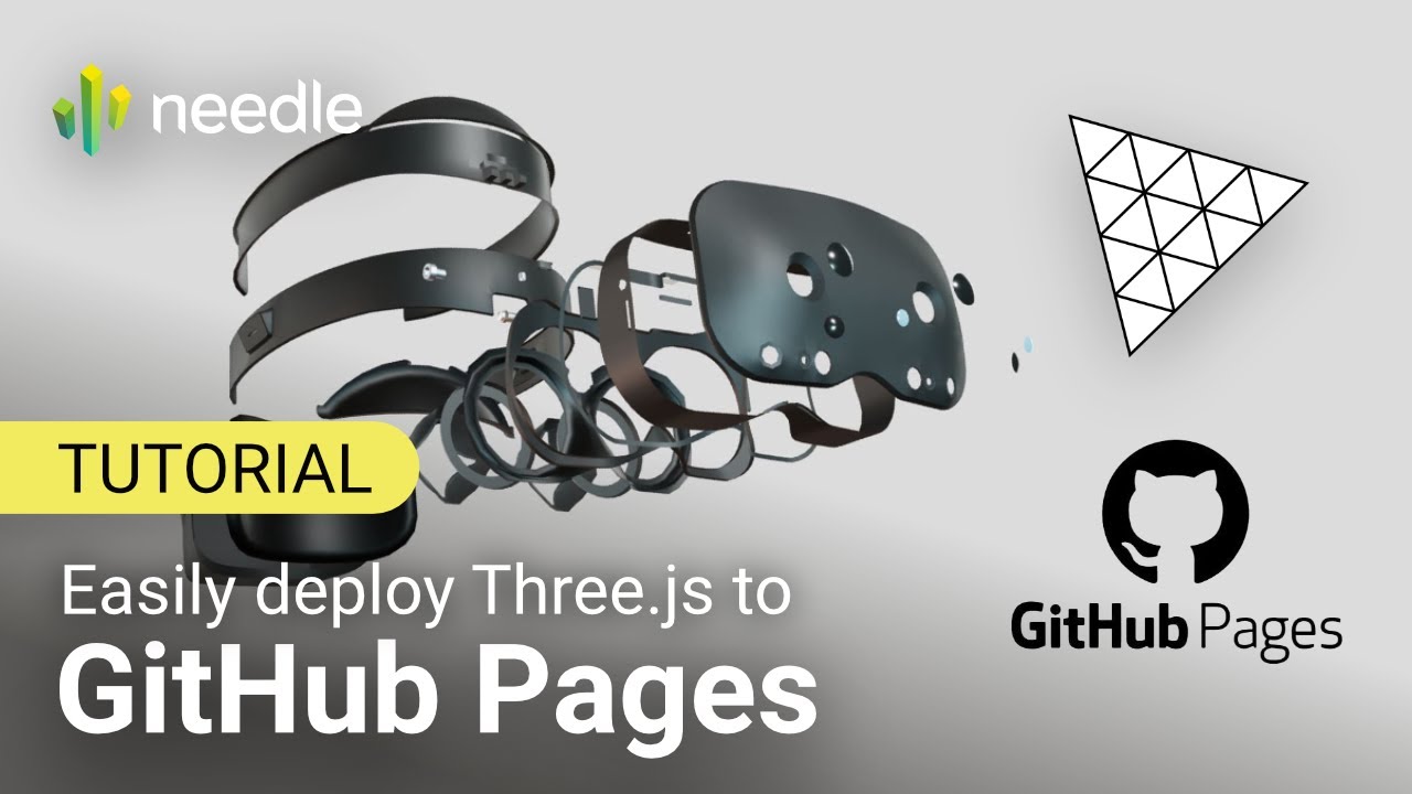Easily Deploy Three Js To Github Pages With Needle Youtube