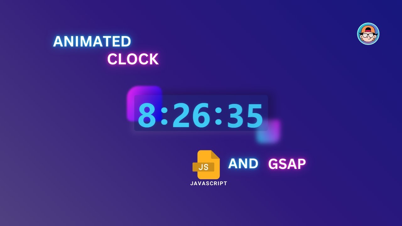 How To Create Digital Clock Using Html Css Javascript Animate Using