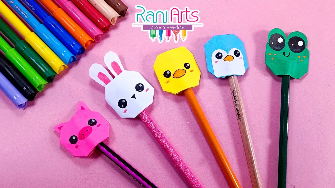 Decora Tus Lápices De Manera Original Diy Pencil Toppers Youtube