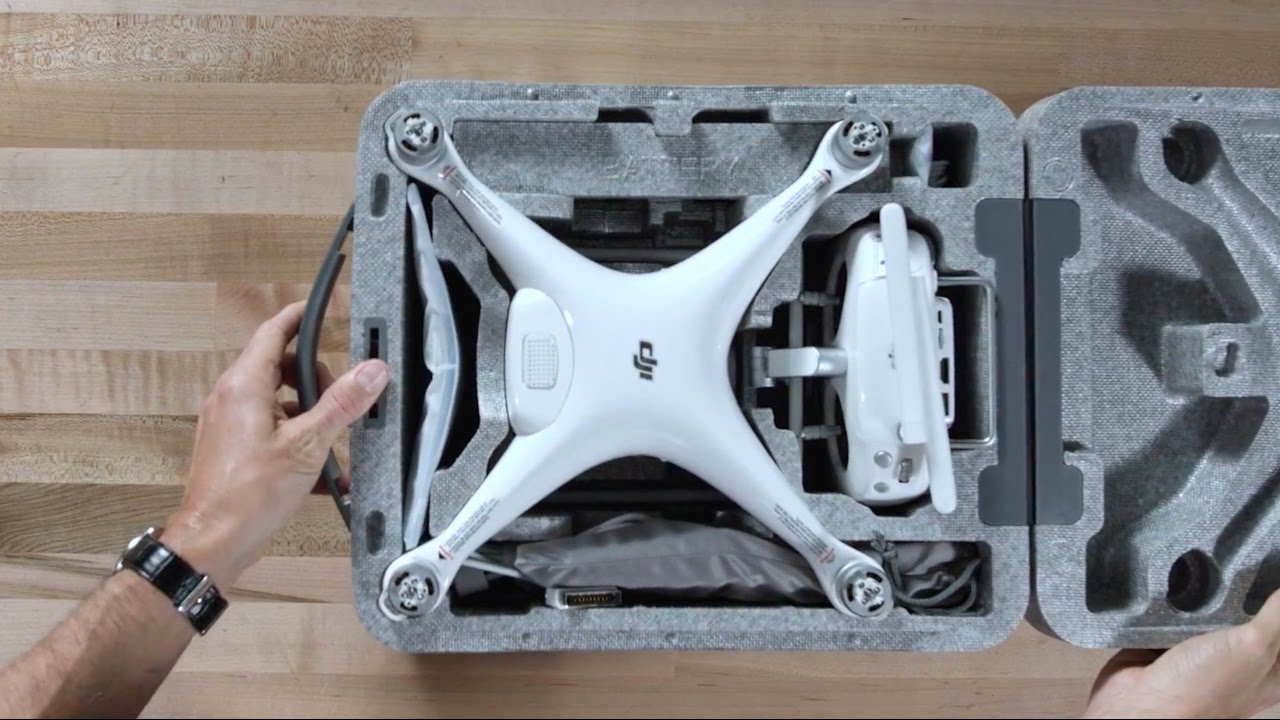 Dji Tutorials Phantom 4 Pro Unboxing Inside The Box Youtube