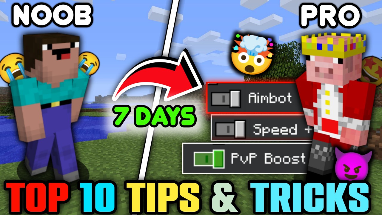 Top 10 Secret Pvp Tips Tricks To Become A Pro In Minecraft Pe ёяши
