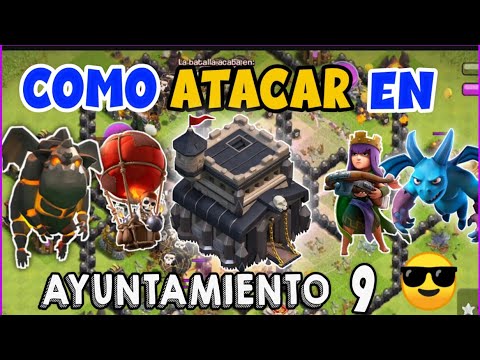 рџњџcomo Atacar En Clash Of Clans Th9 El Mejor Ejercito Para