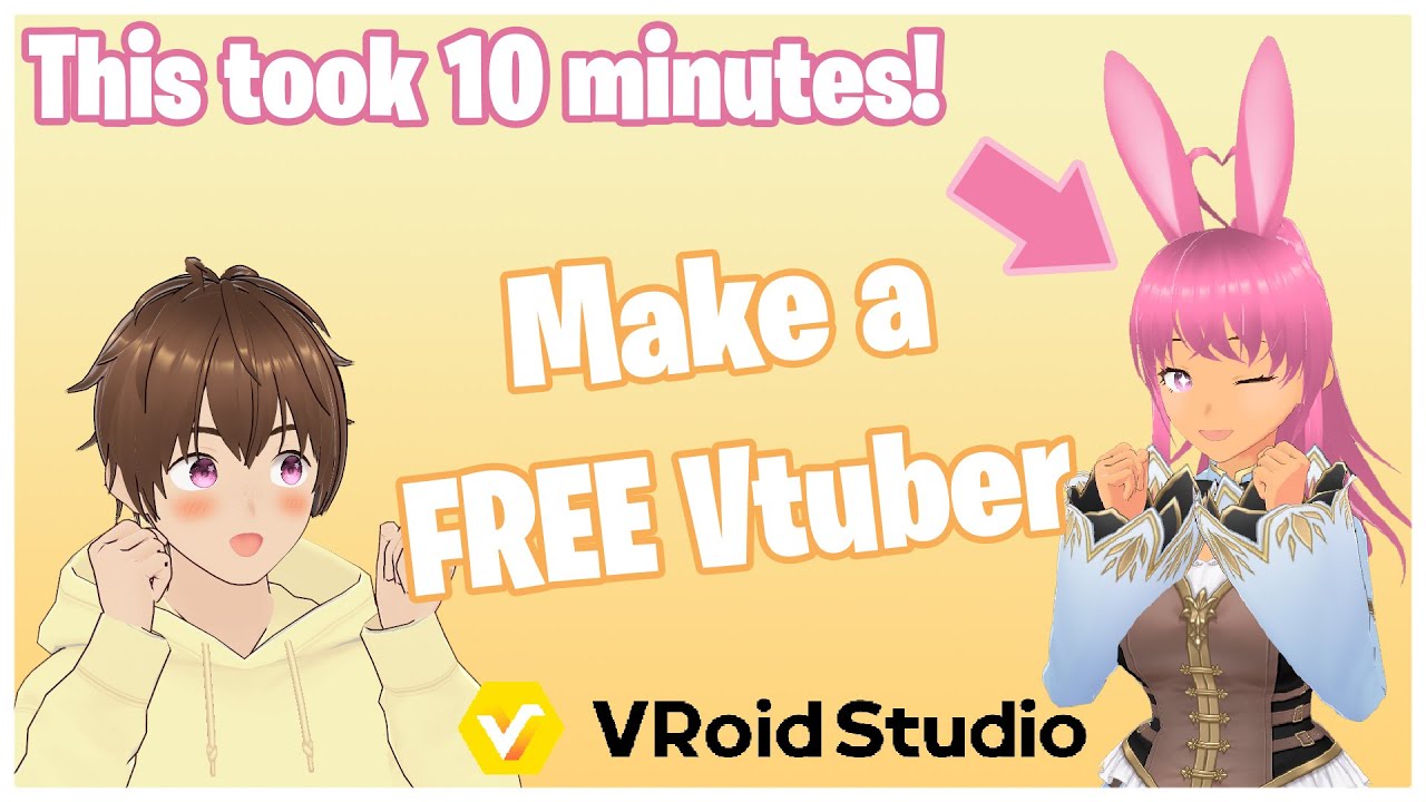 How To Make A Free Vtuber Model In Less Than 10 Minutes Youtube