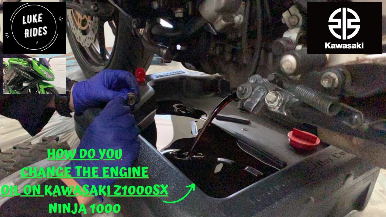 2014 Kawasaki Z1000sx 2014 Kawasaki Ninja 1000 Engine Oil Change