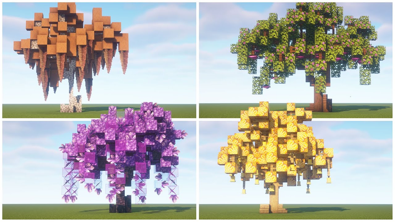 How To Make A Nice Tree In Minecraft At Eileen Perry Blog