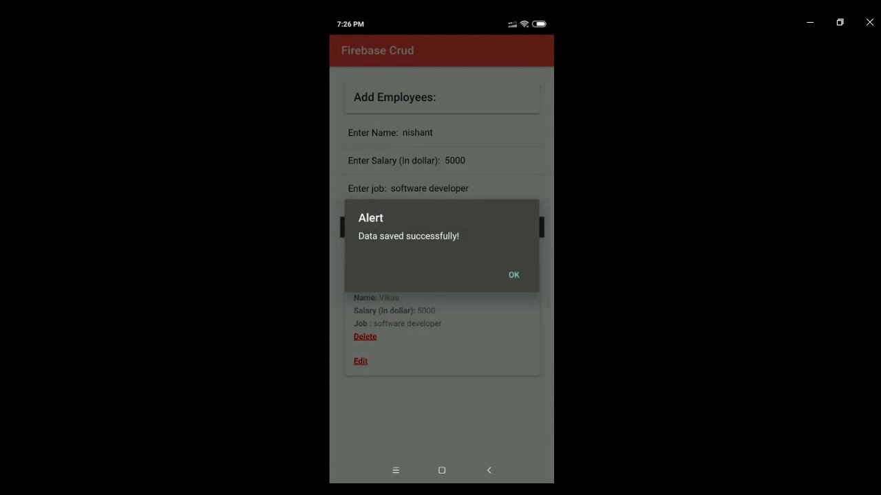 Firebase Crud With Ionic4 App Youtube