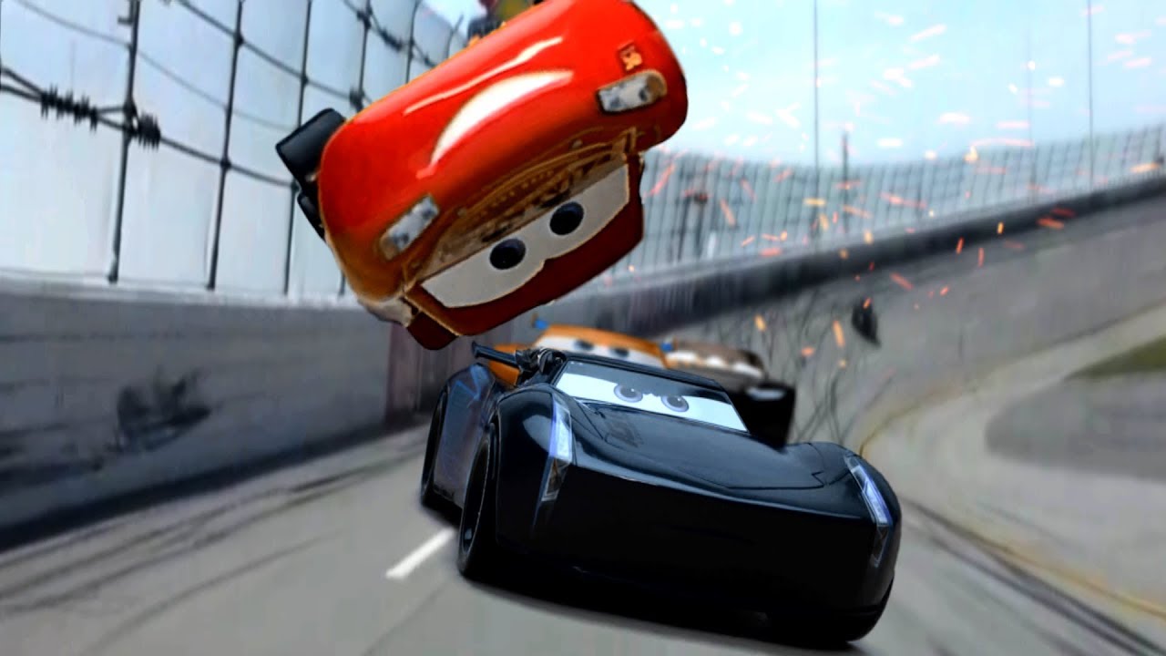 Cars 3 Mcqueen Vs Storm Final Piston Cup Race Flip Scene Remake Youtube