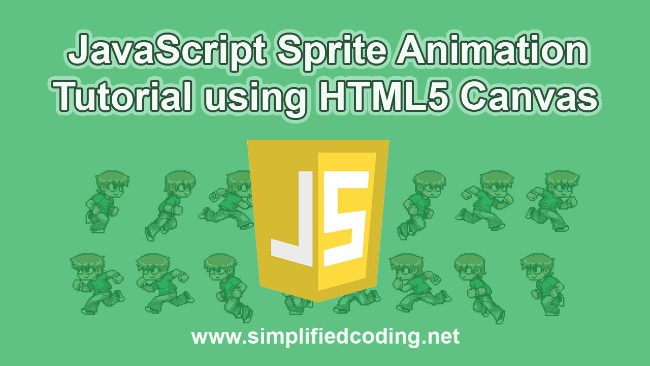 Javascript Sprite Animation Tutorial Using Html5 Canvas Youtube