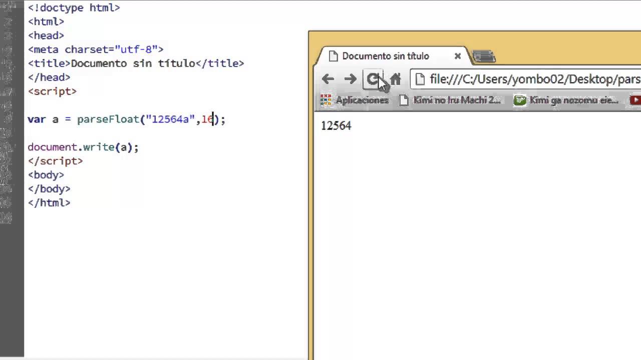 Javascript Tutorial 32 Parsefloat Function Youtube