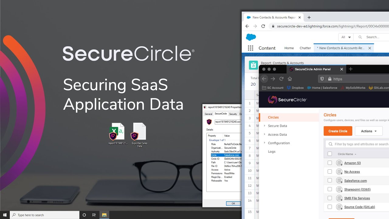 Securecircle Securing Saas Application Data Youtube