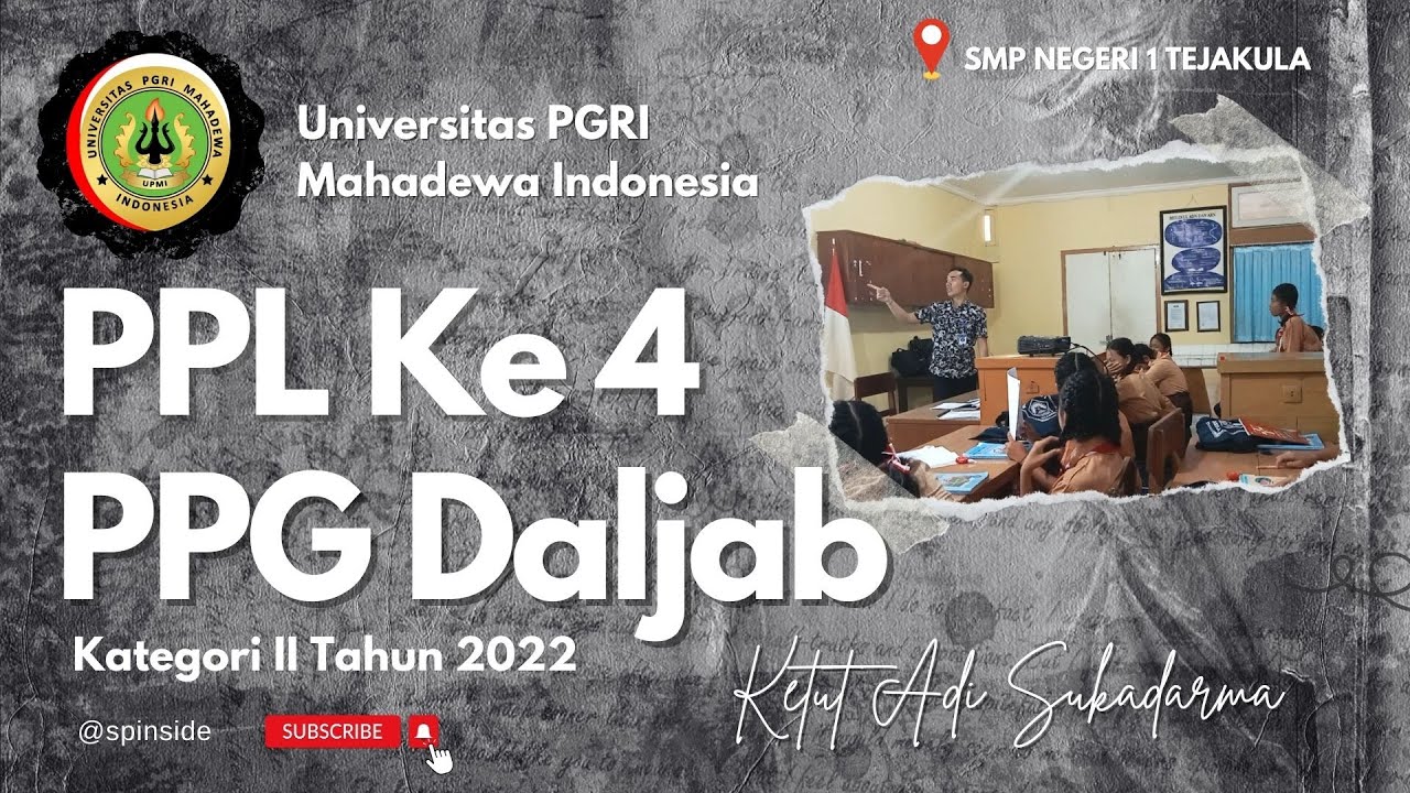 Pelaksanaan Ppl Ke 4 Ppg Daljab Kategori Ii Tahun 2022 Matematika