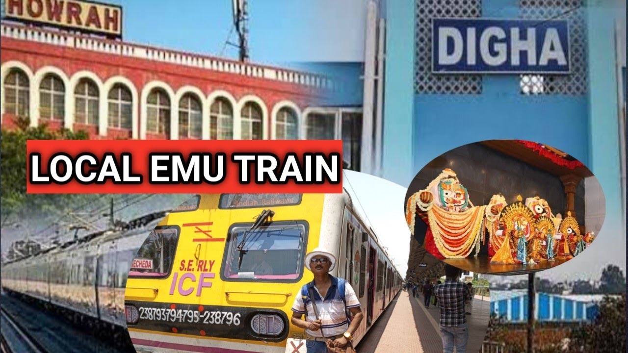 Howrah To Digha Local Train Service Youtube