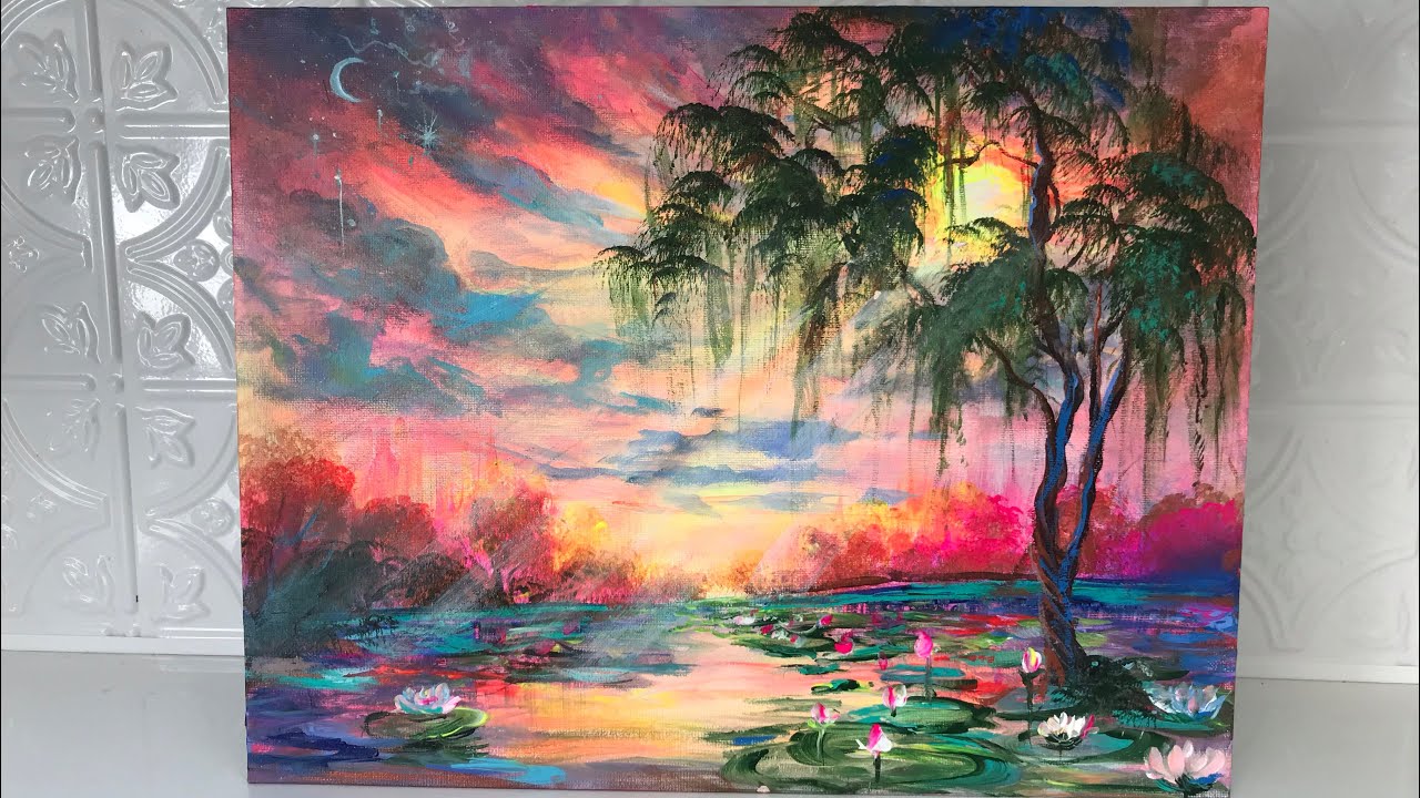 Abstract Landscape Painting Tutorial Warehouse Of Ideas