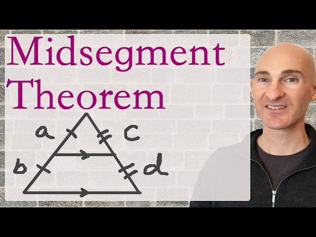 Midsegment Theorem Triangles Geome English Esl Video Lessons