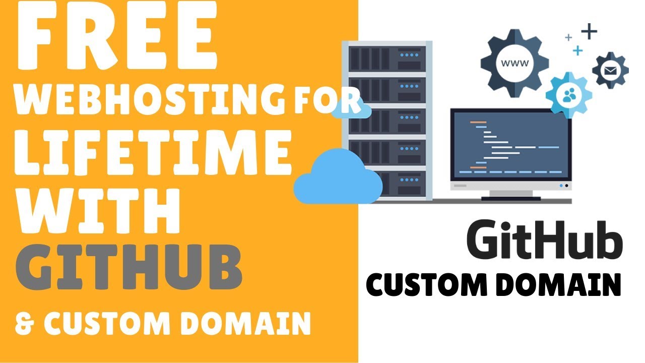 Free Web Hosting For Lifetime With Custom Domain Using Github Part 1
