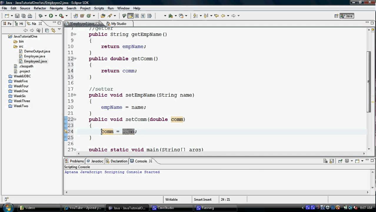 Java Tutorial Creating Objects With Multiple Properties Youtube
