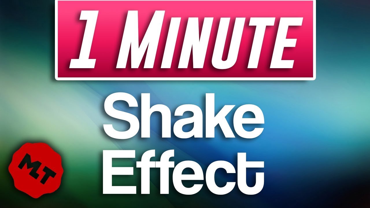 How To Do Screen Shake Effect Tutorial Shotcut Youtube