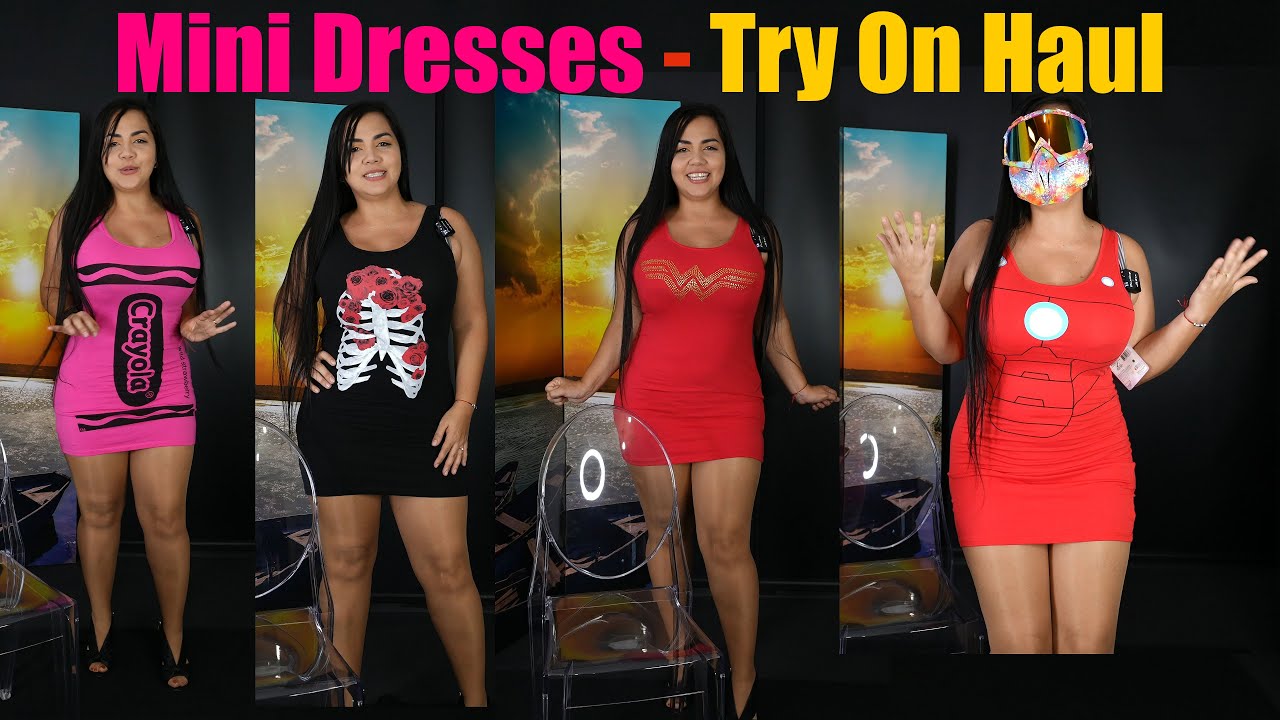 Mini Dresses Try On Haul Rubie S Marvel Dc Super Heroes Wonder
