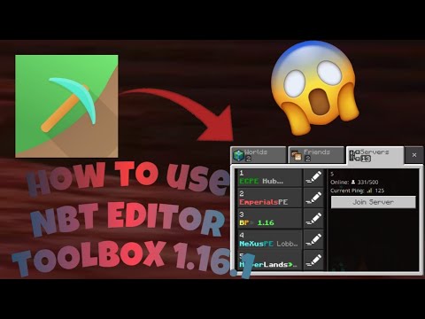 Toolbox For Mcpe How To Use Nbt Editor For 1 16 10 Minecraft Pe Neither