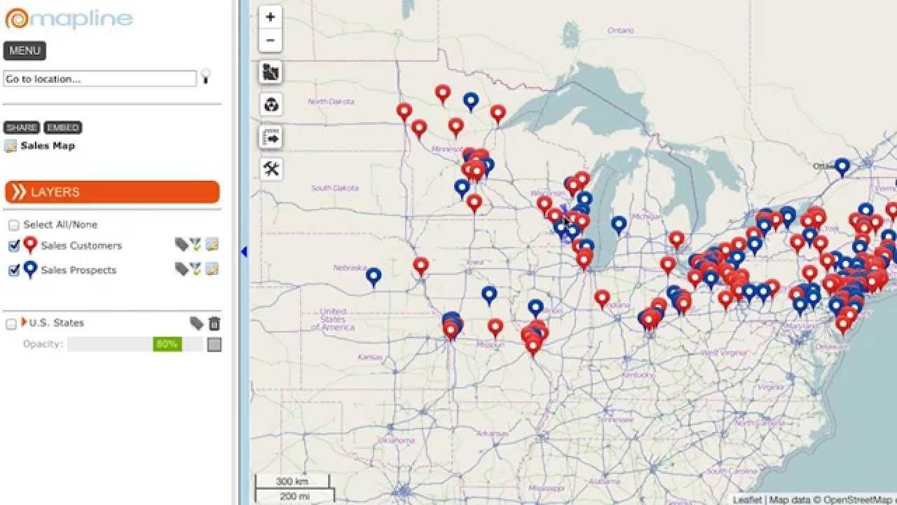 Embed Maps On A Website With Mapline Youtube