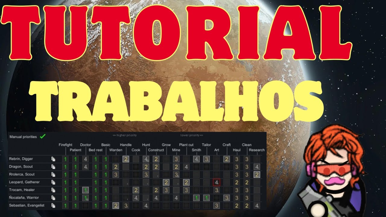 Tutorial Trabalho Rimworld Youtube