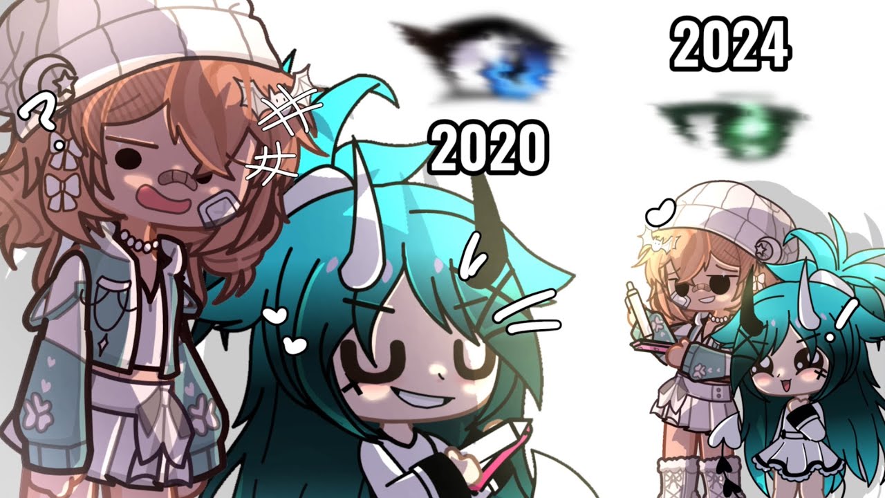 Eye Editing In 2020 Vs 2024 Gacha Trend Youtube