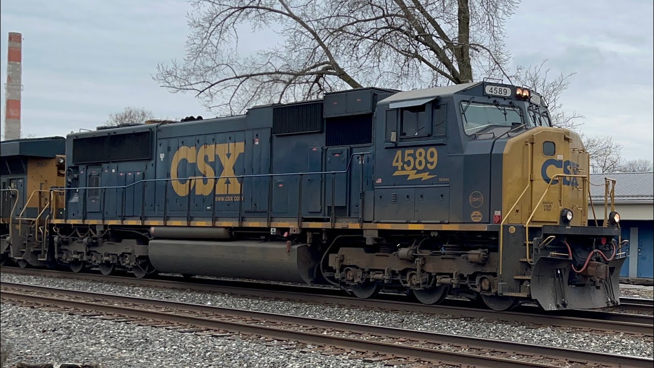 Csx Manifest With Csxt 4589 Sd70mac Csxt 987 Es44ah And Csxt 7283
