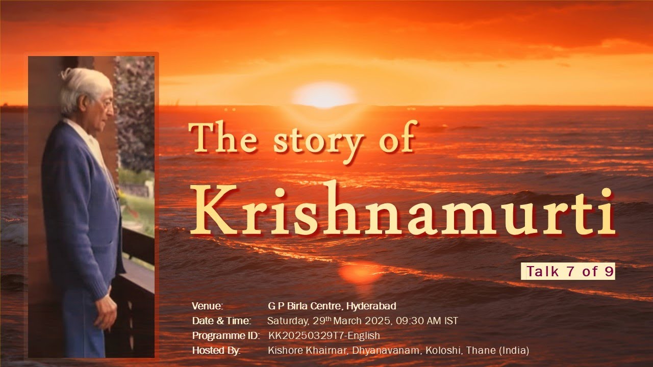Exploring The Teachings Of J Krishnamurti Youtube