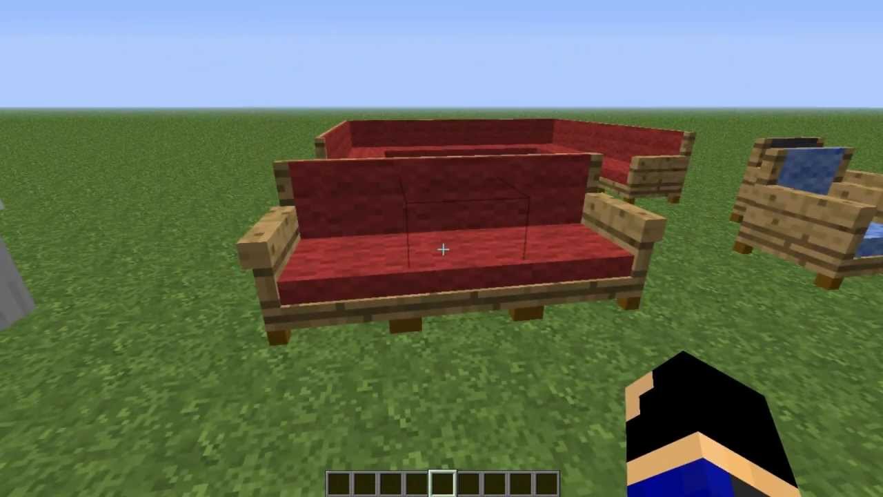 Minecraft Jammy Furniture Mod 1 5 2 Mod Review Youtube