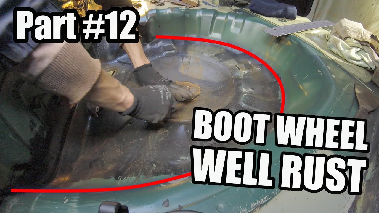 Subaru Impreza Rust Repair Part 12 Spare Wheel Compartment Youtube