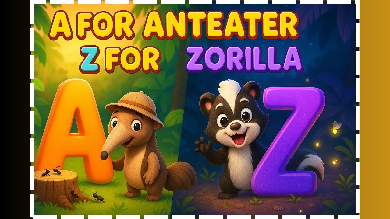 Abc Zoo Adventure рџ ѓрџђ A For Anteater To Z For Zorilla Fun Alphabet
