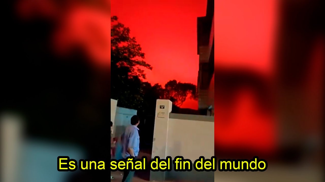 Alerta Cielo Se Pone Rojo En China Y Todos Creen Que Podría Ser El