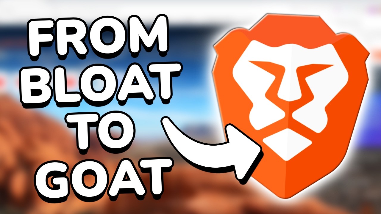 Debloat Brave Browser Now Minimal Brave Tutorial Youtube