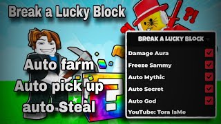Break A Lucky Block Script Damage Aura Auto Secret God Pastebin 2026 ...
