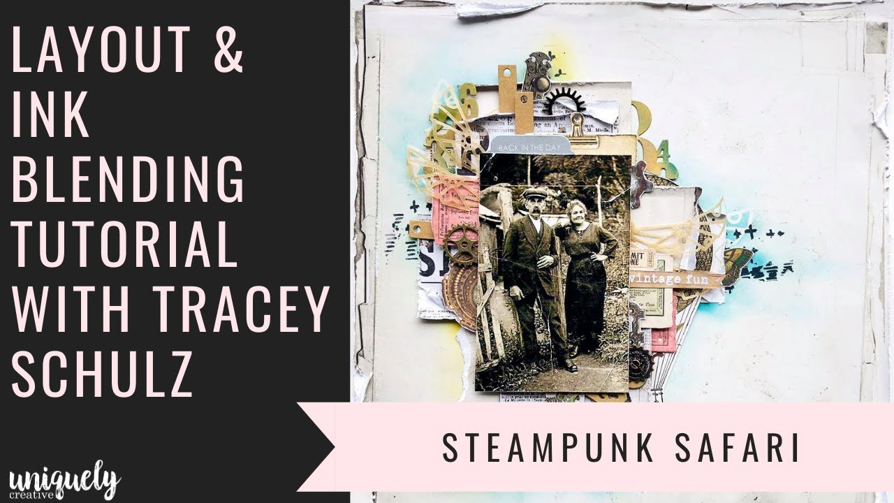 Steampunk Safari Layout Our New Blending Brushes Youtube