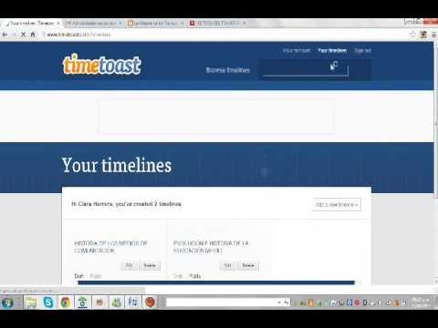 Tutorial Timeline Timetoast Parte 1 Youtube