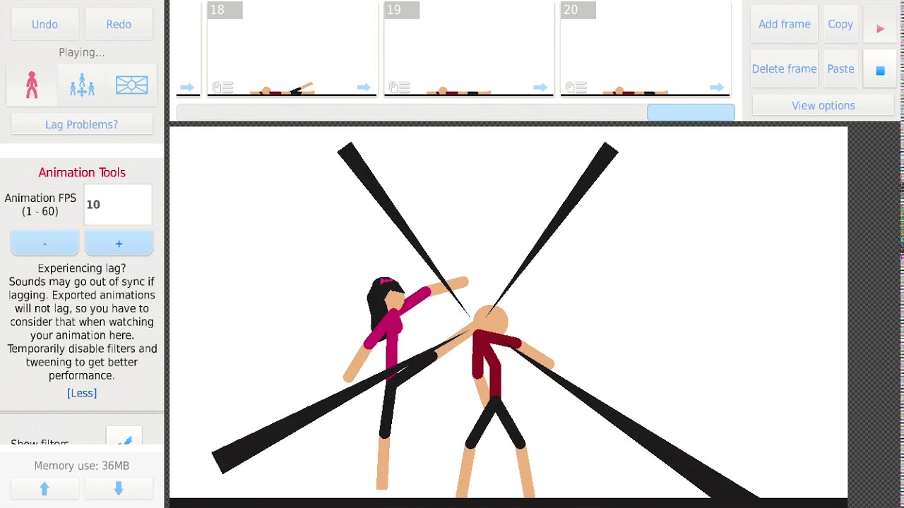 Sample Of Animating With Stick Nodes Youtube