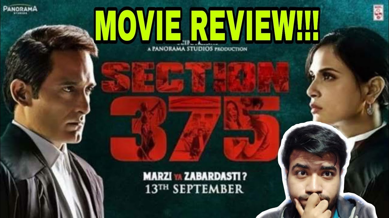 Section 375 Movie Review Youtube