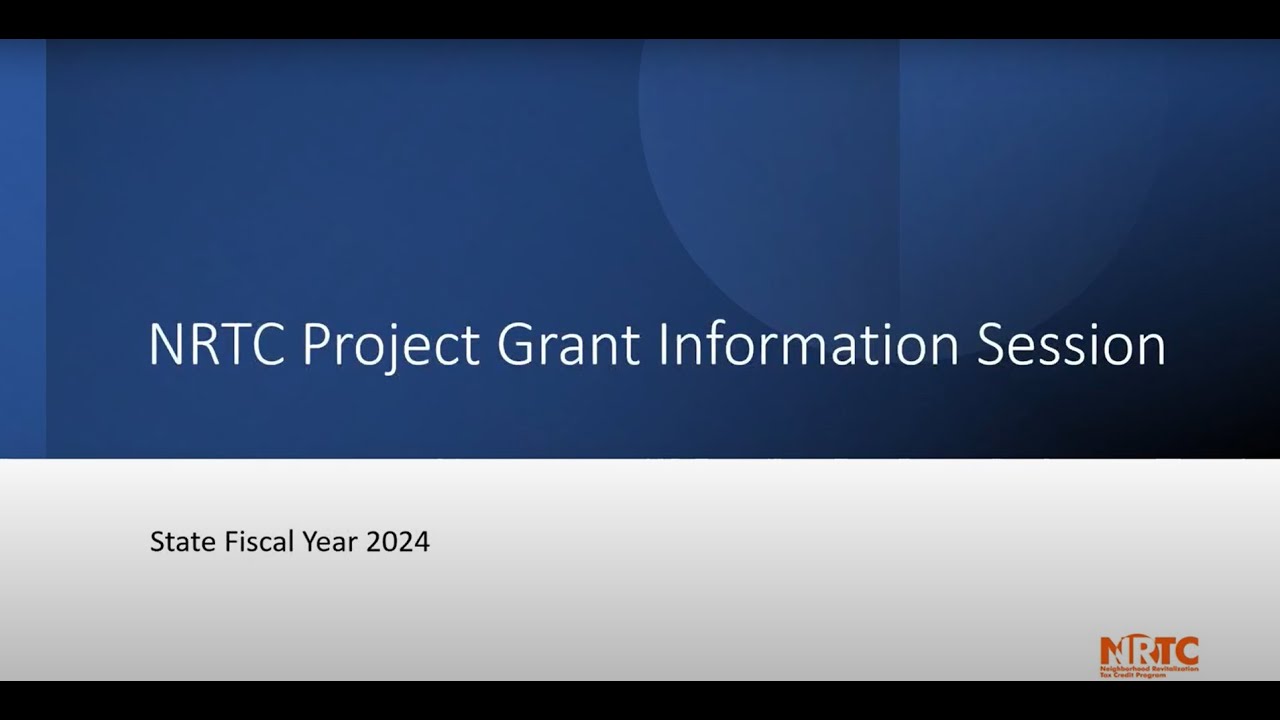 Nrtc Project Grant Information Session Fy2024 For Web Youtube