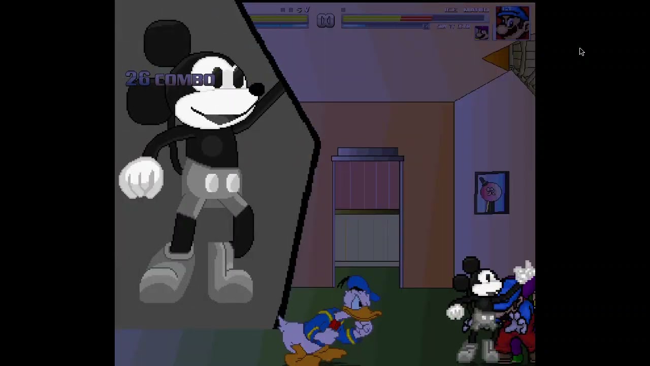 Mugen Survival Donald Mickey Mouse Youtube